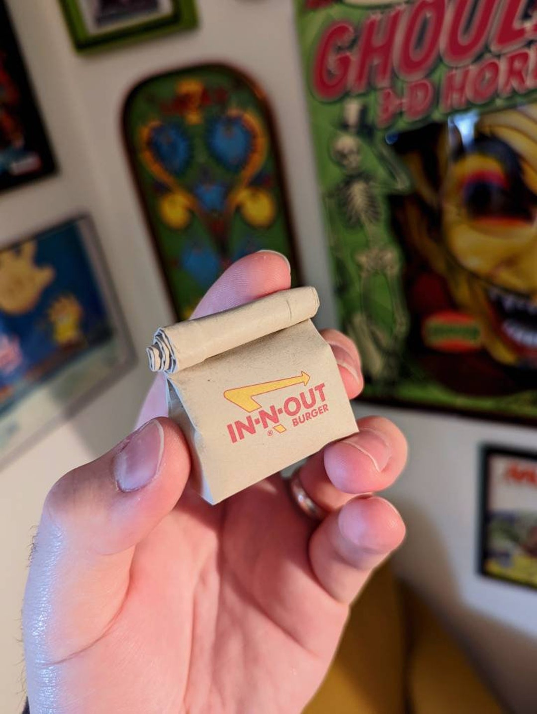 IN-N-OUT Miniature Bag KEYCHAIN Ornament Options - Etsy