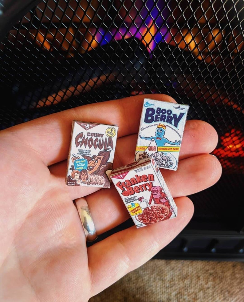 Mini COUNT CHOCULA & Friends Cereal Boxes | Etsy