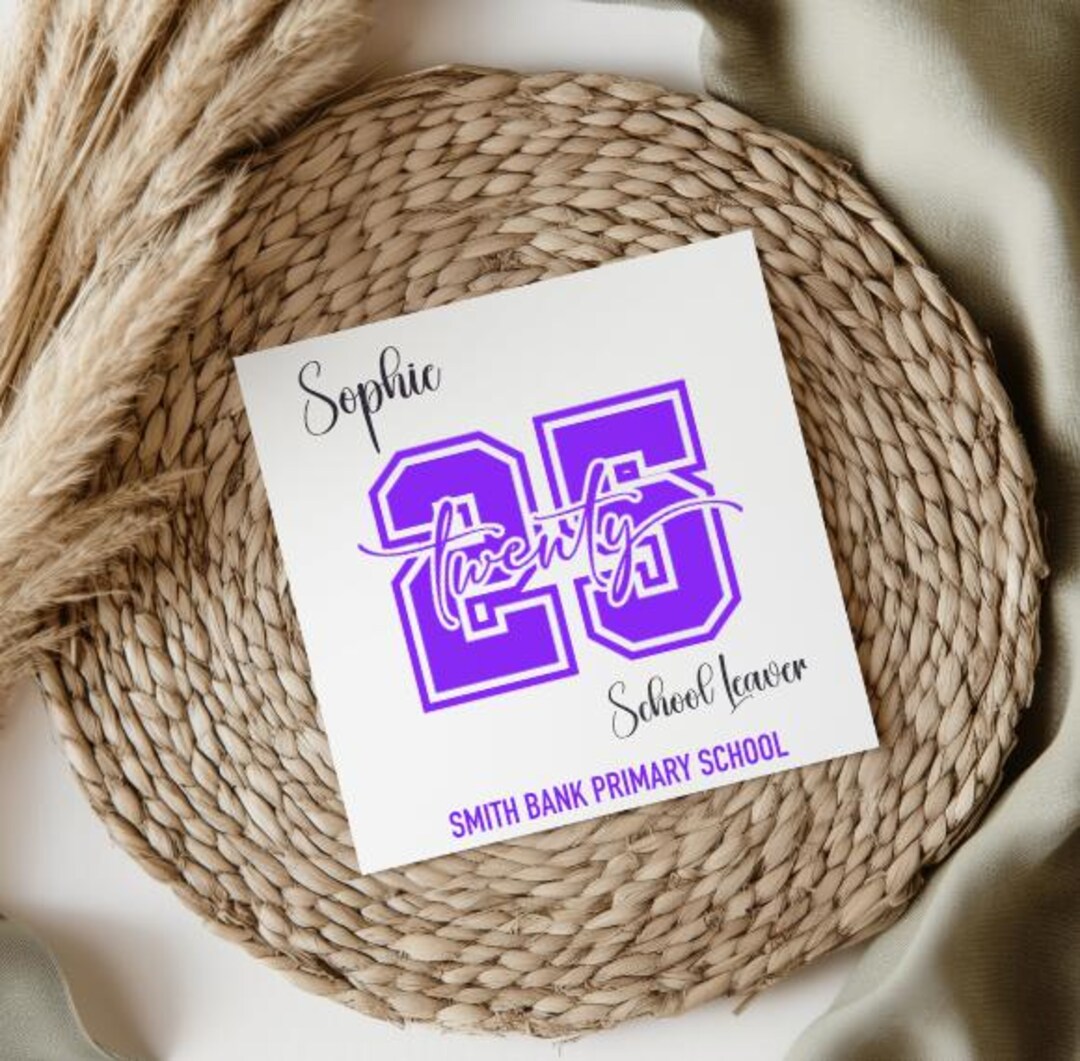 School Leavers Card. 2025 School Leavers Personalised Card. - Etsy