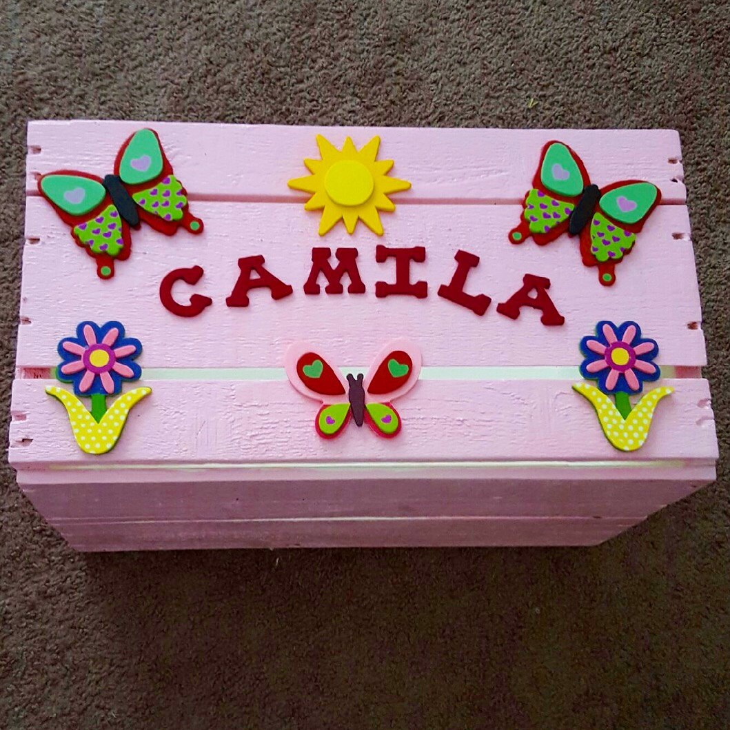 Personalized Baby Toy Box - Etsy