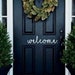 Welcome | Vinyl Decal | Farmhouse Door | Farmhouse Welcome | Vinyl ...