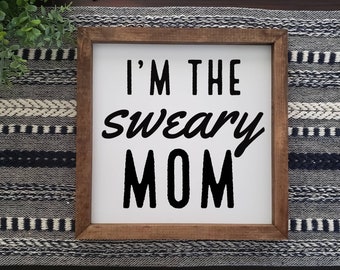 Funny Mom Sign - Etsy