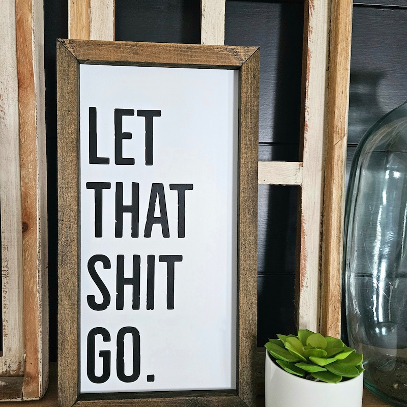 Shit Bathroom Sign - Etsy