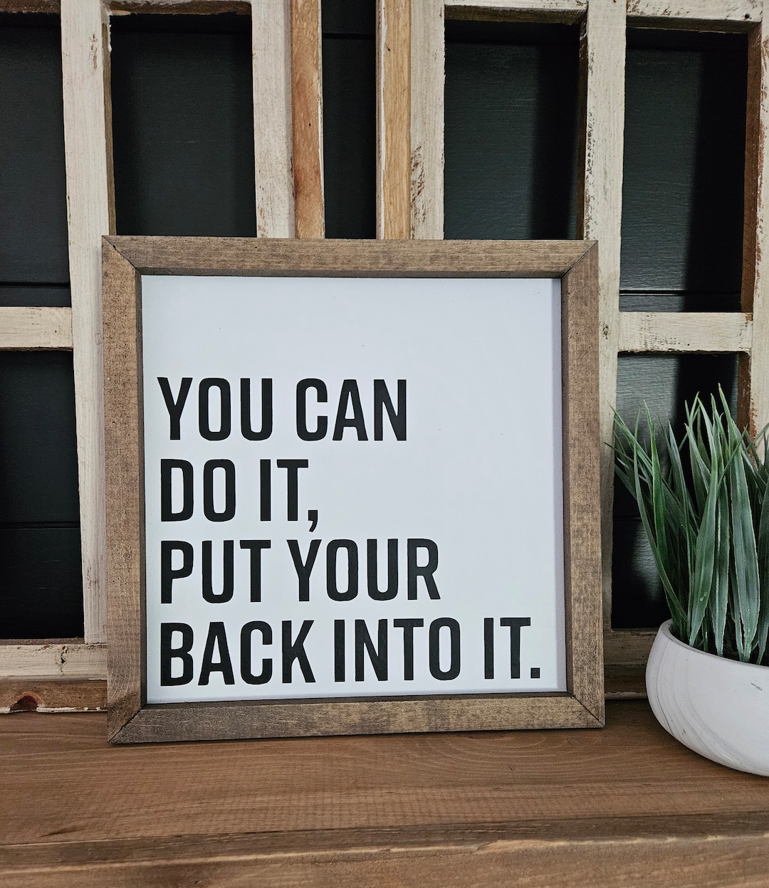 You Can Do It, Put Your Back Into It - Funny Music Lyrics Wood Sign - Etsy