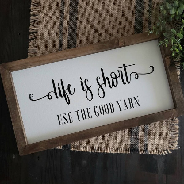 Life Quote Sign - Etsy