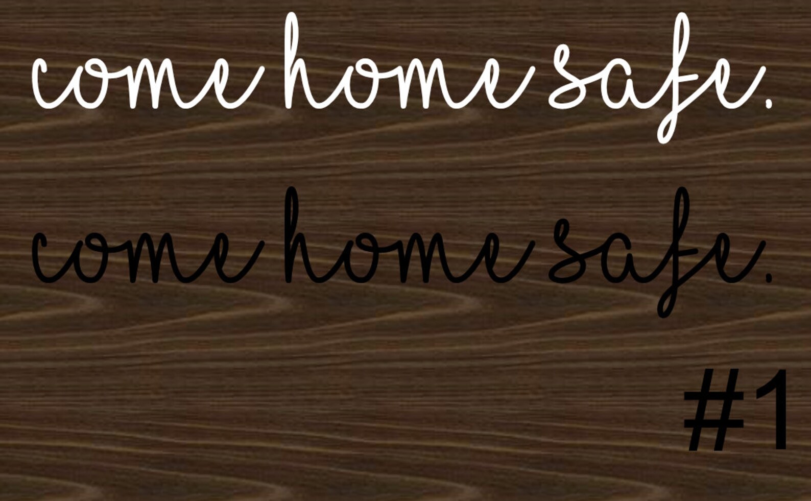 Come Home Safe Vinyl Decal Farmhouse Door Police - Etsy