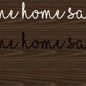 Come Home Safe Vinyl Decal | Farmhouse Door Decor - Etsy