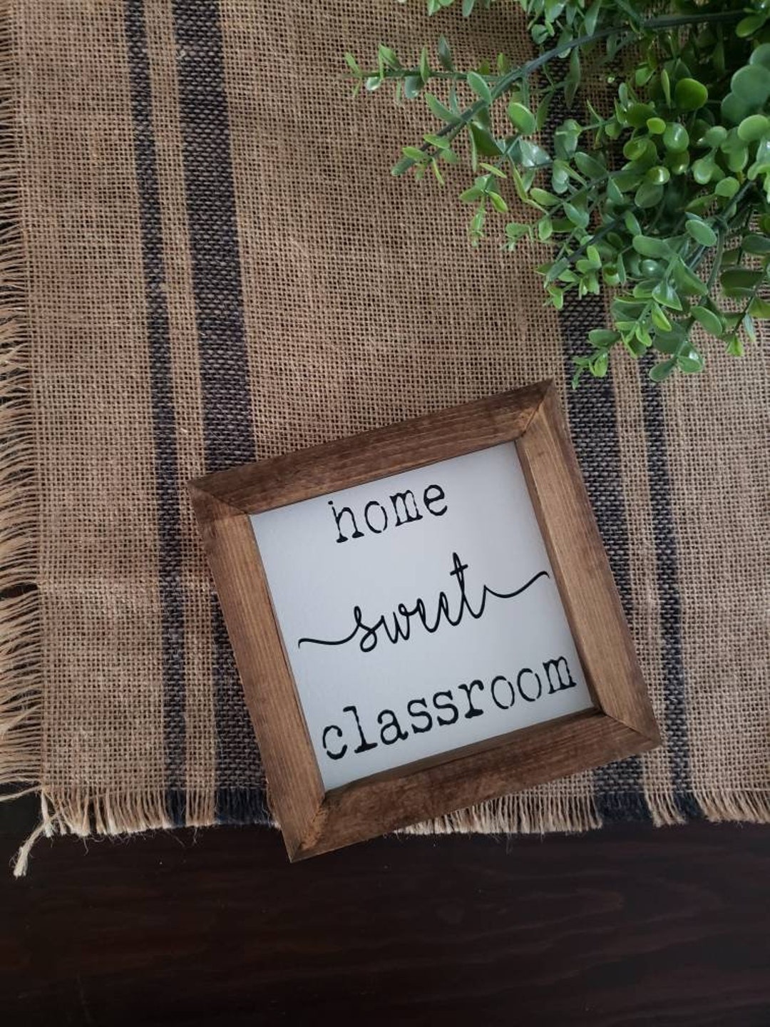 Home Sweet Classroom Teacher Gift Back to School Classroom Wall Hanging ...