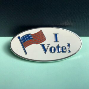 I Vote! Lapel Pin - Election Pin - Political Pin - Election Gift ...