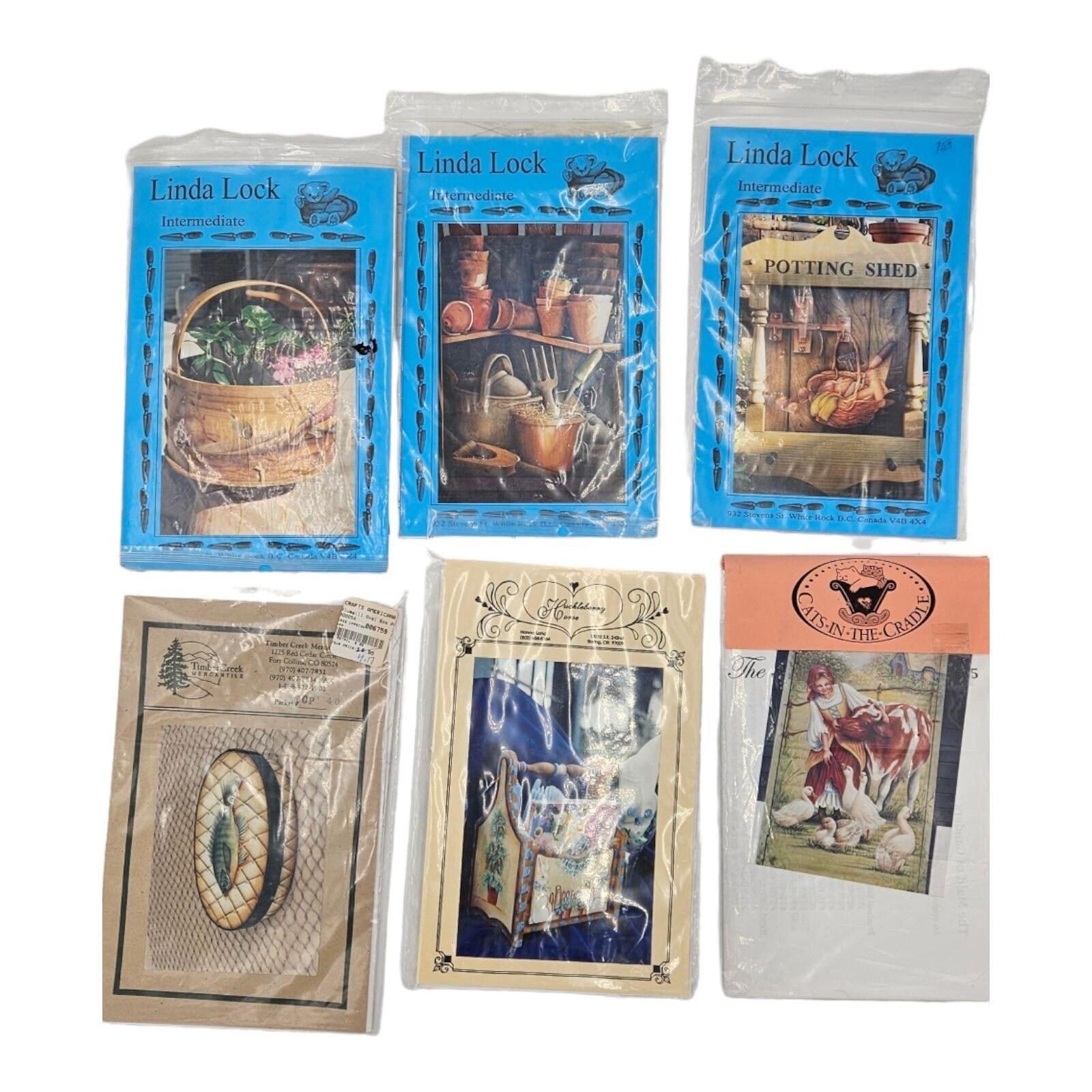 Lot of Vintage Tole Painting Patterns/guides From the Late 1980s Early ...