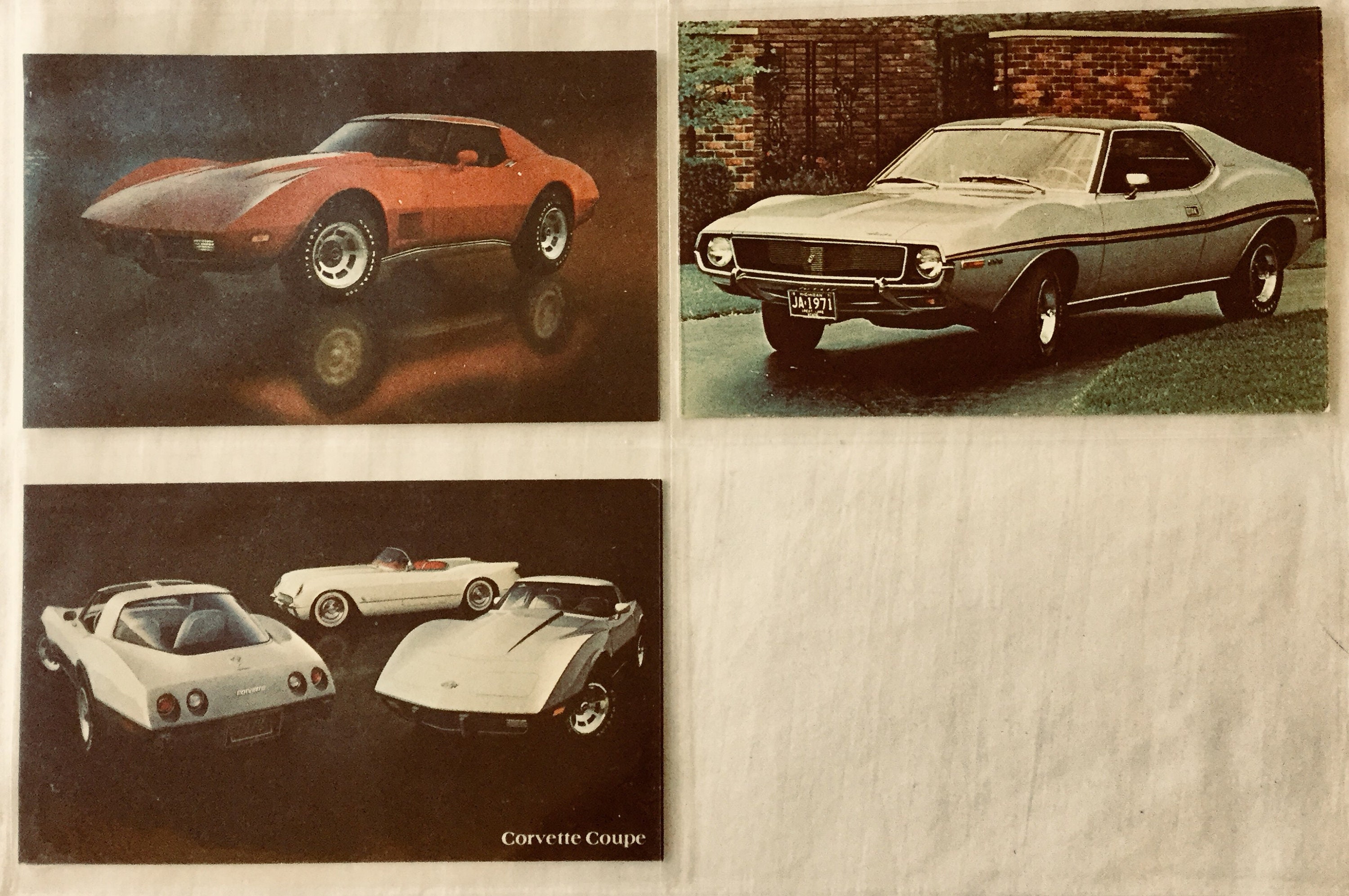 Vintage Car Postcards, Factory Release 1970s - Etsy