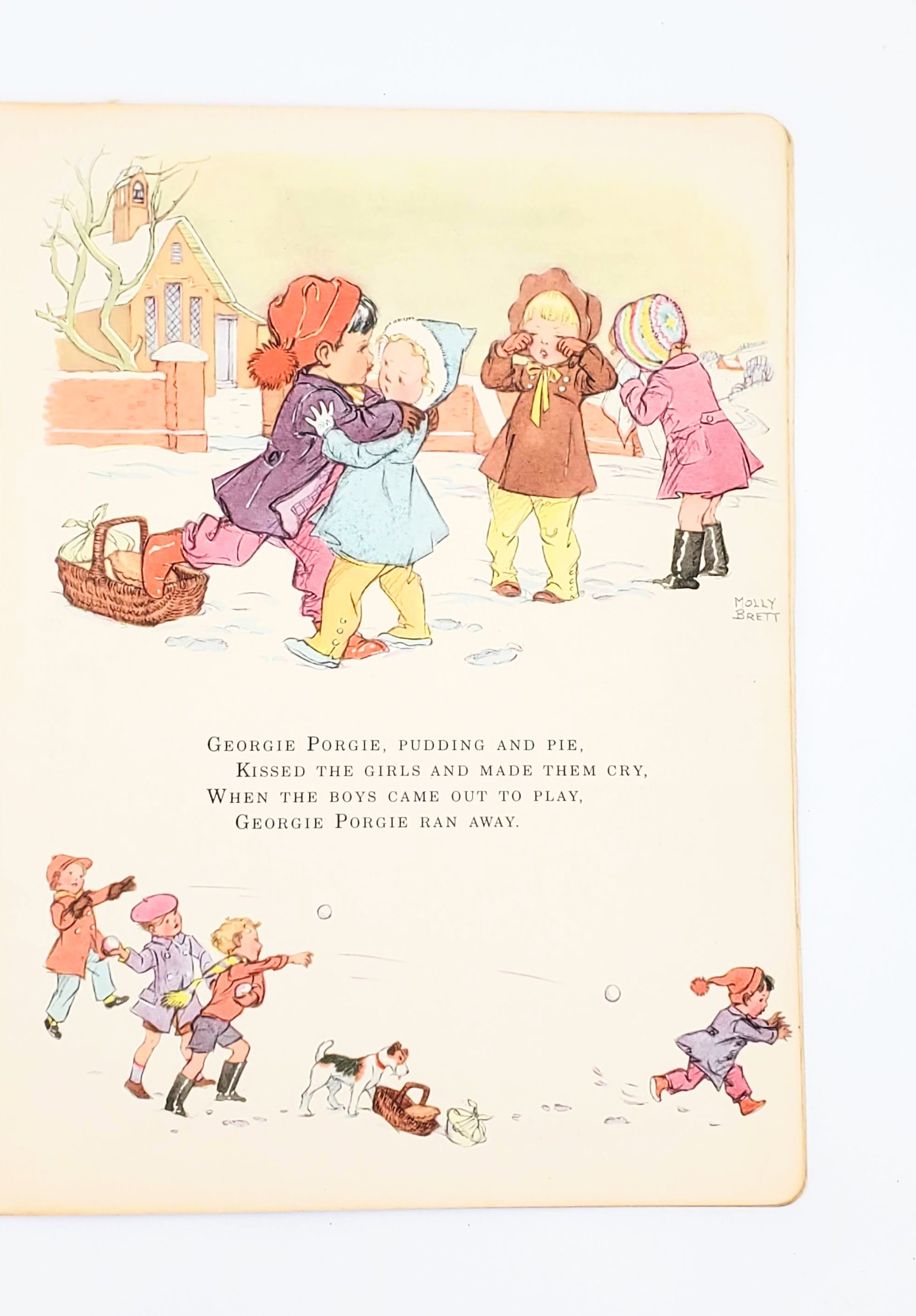Nursery Rhymes Picture Book Illustrated by Molly Brett 1961 - Etsy