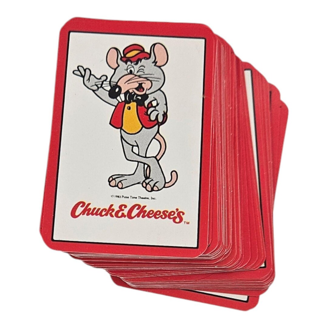 Collectable Chuck E Cheese 1983 Mini Card Set - Etsy