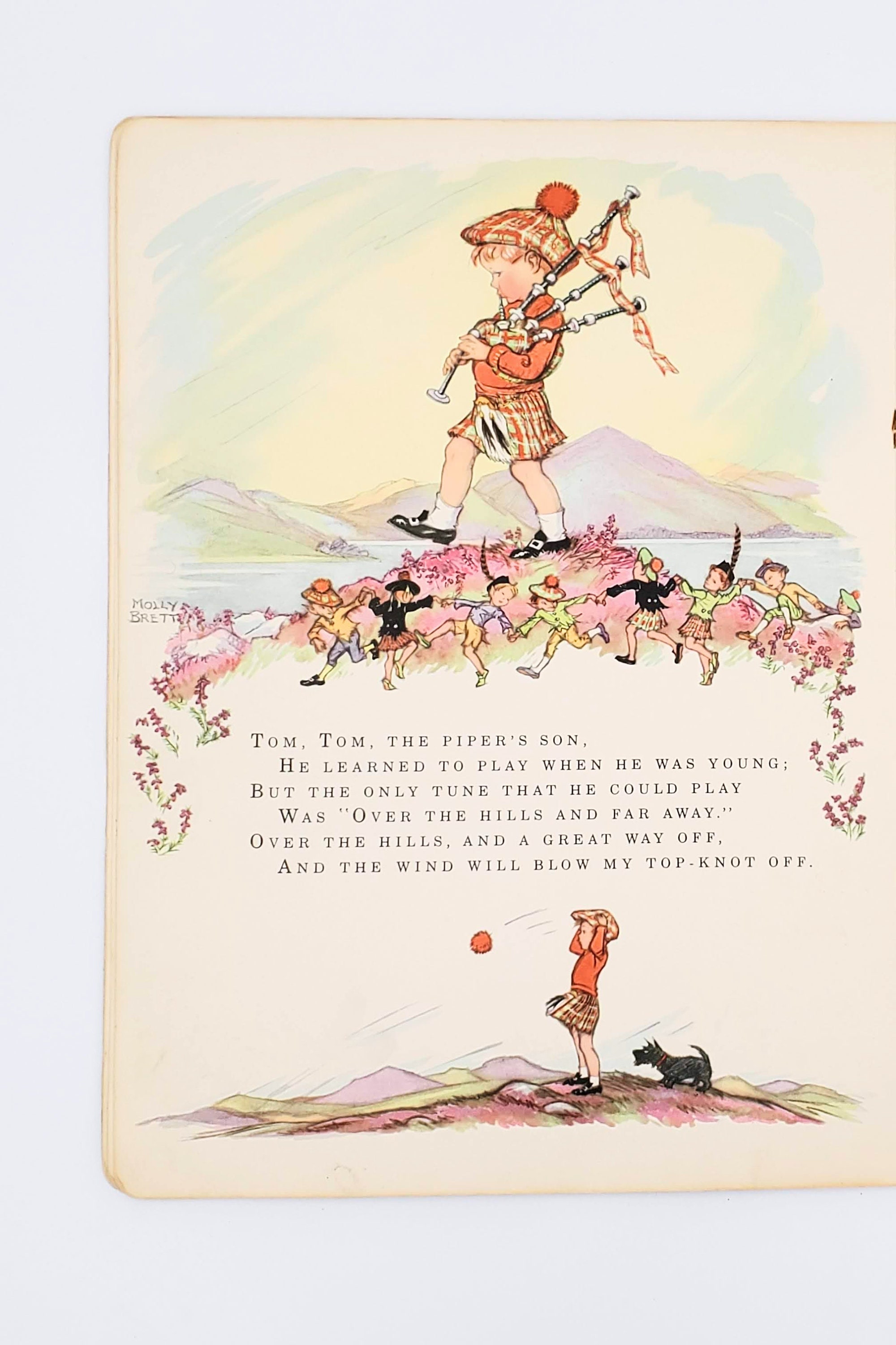 Nursery Rhymes Picture Book Illustrated by Molly Brett 1961 - Etsy