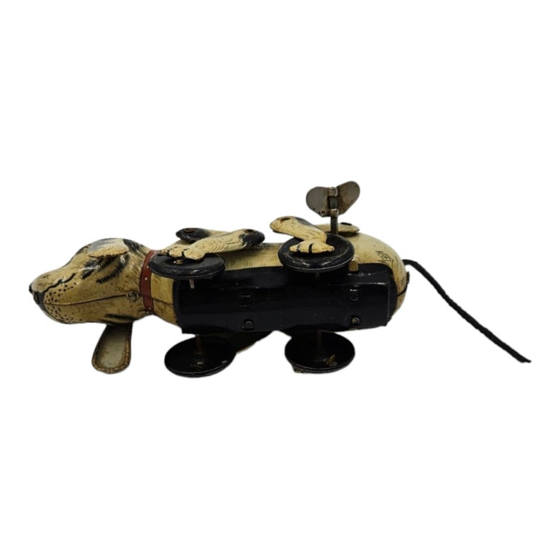 Very Rare Tin Litho Wind up Hunting Dog - TN Trademark Japan - Etsy