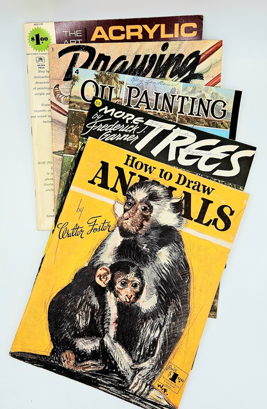 Vintage Lot of Art Instructional Art Books - Etsy