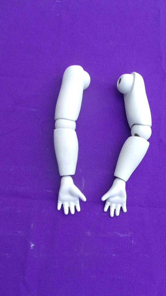 BJD Jointed Doll Arms Ceamic Bisque 7.5 B117D - Etsy