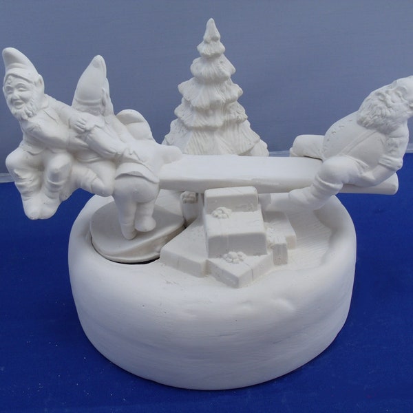 Ready to Paint Ceramic Bisque Christmas House - Etsy