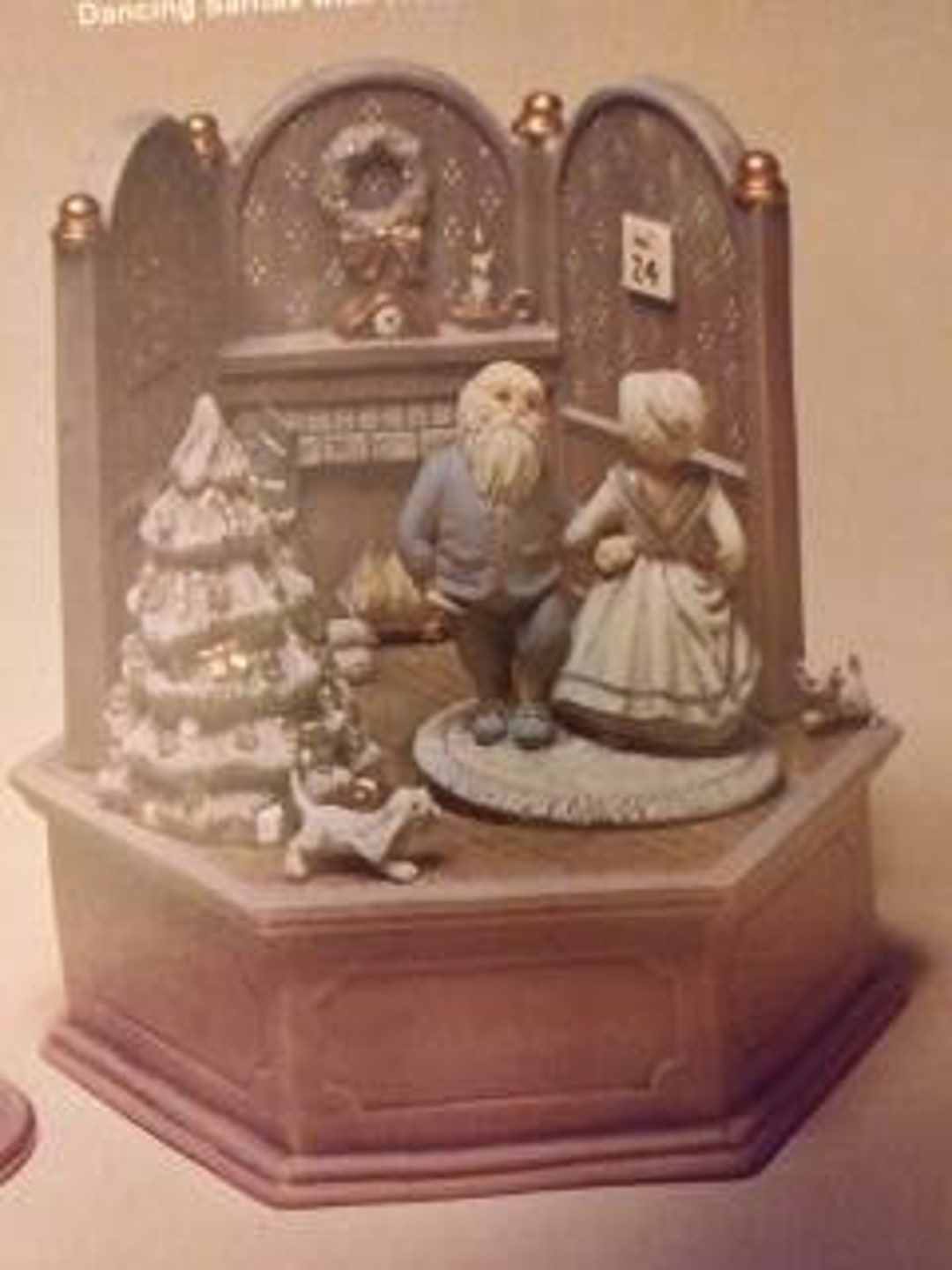 Dancing Santa Christmas Music Box - Etsy