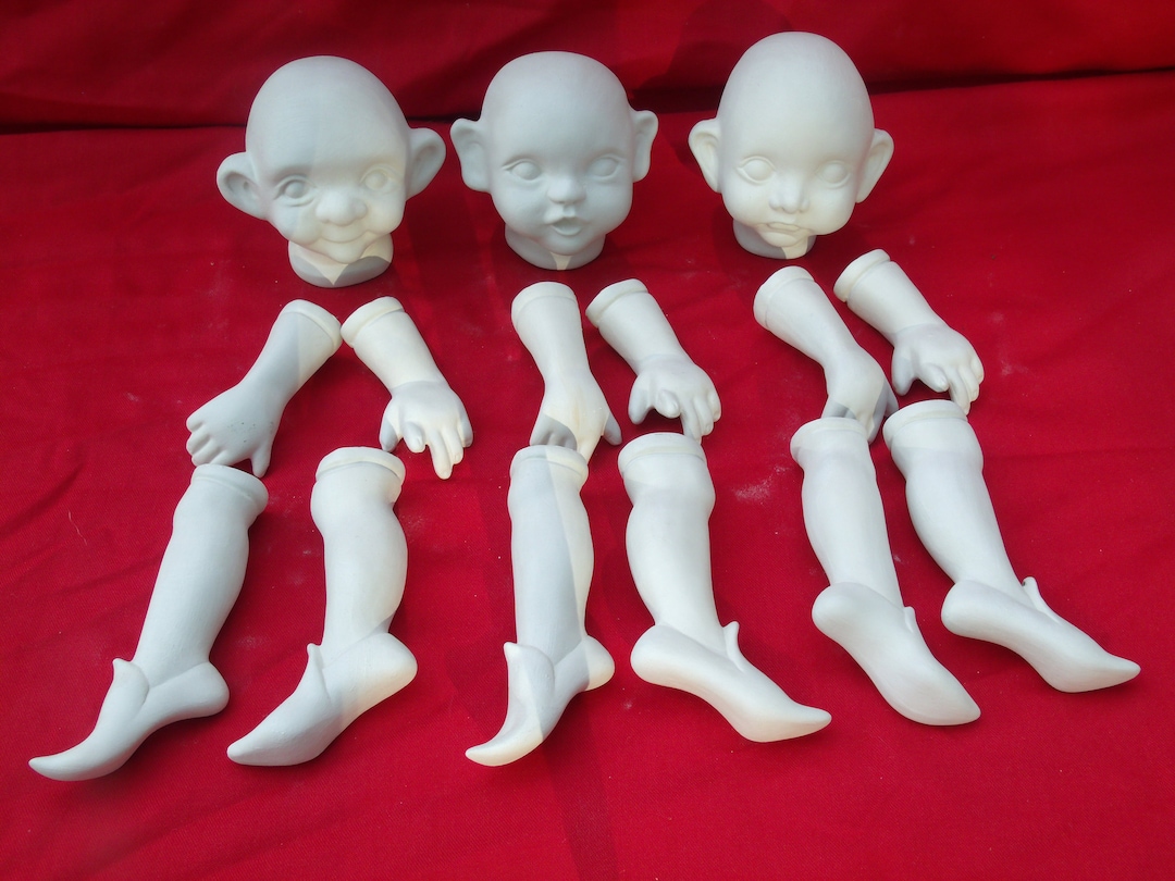 Elves Twiddle, Piddle, Fiddle Bisque to Paint - Etsy