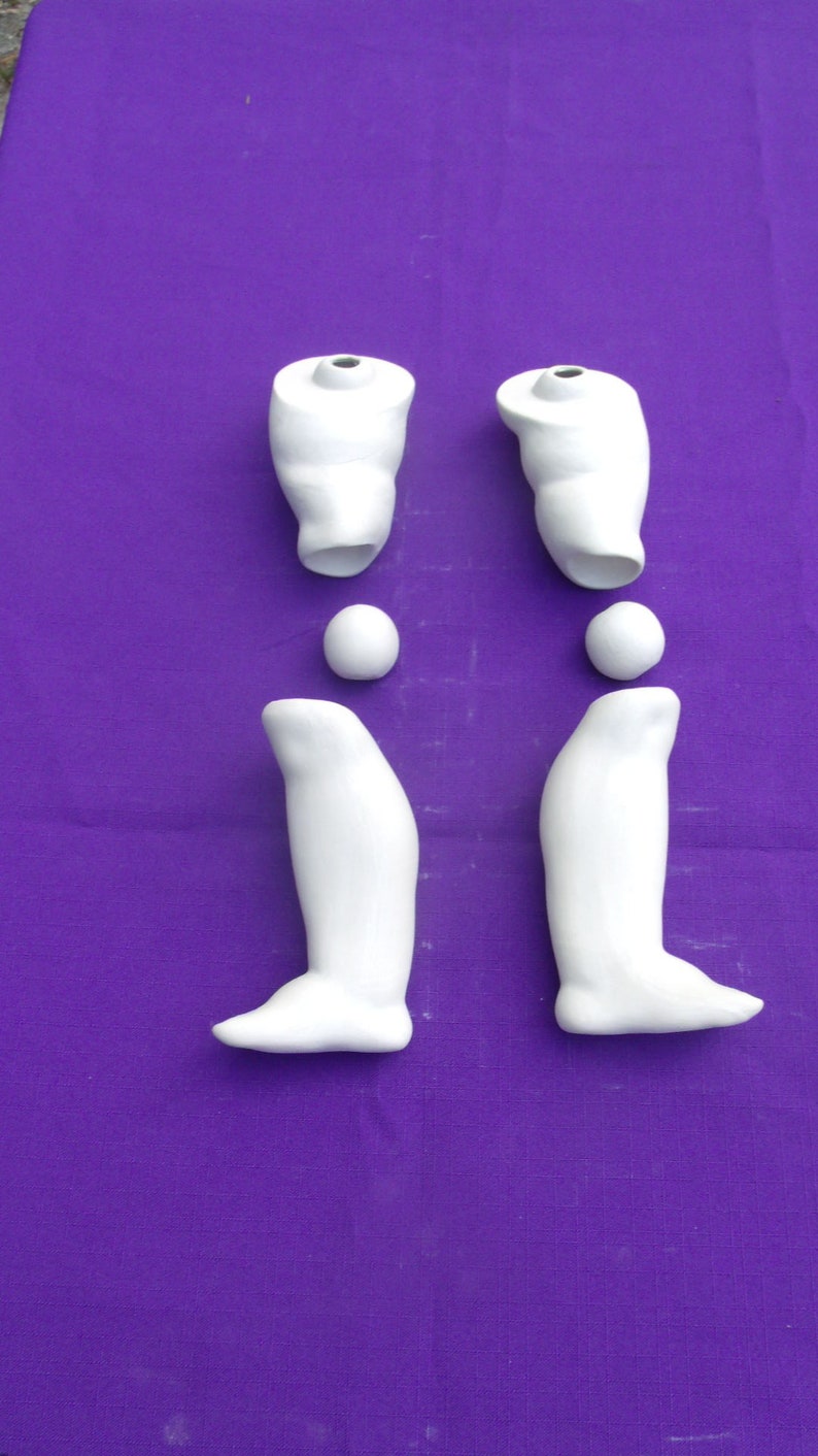 BJD Doll Legs Ceramic Bisque 9" B117c - Etsy