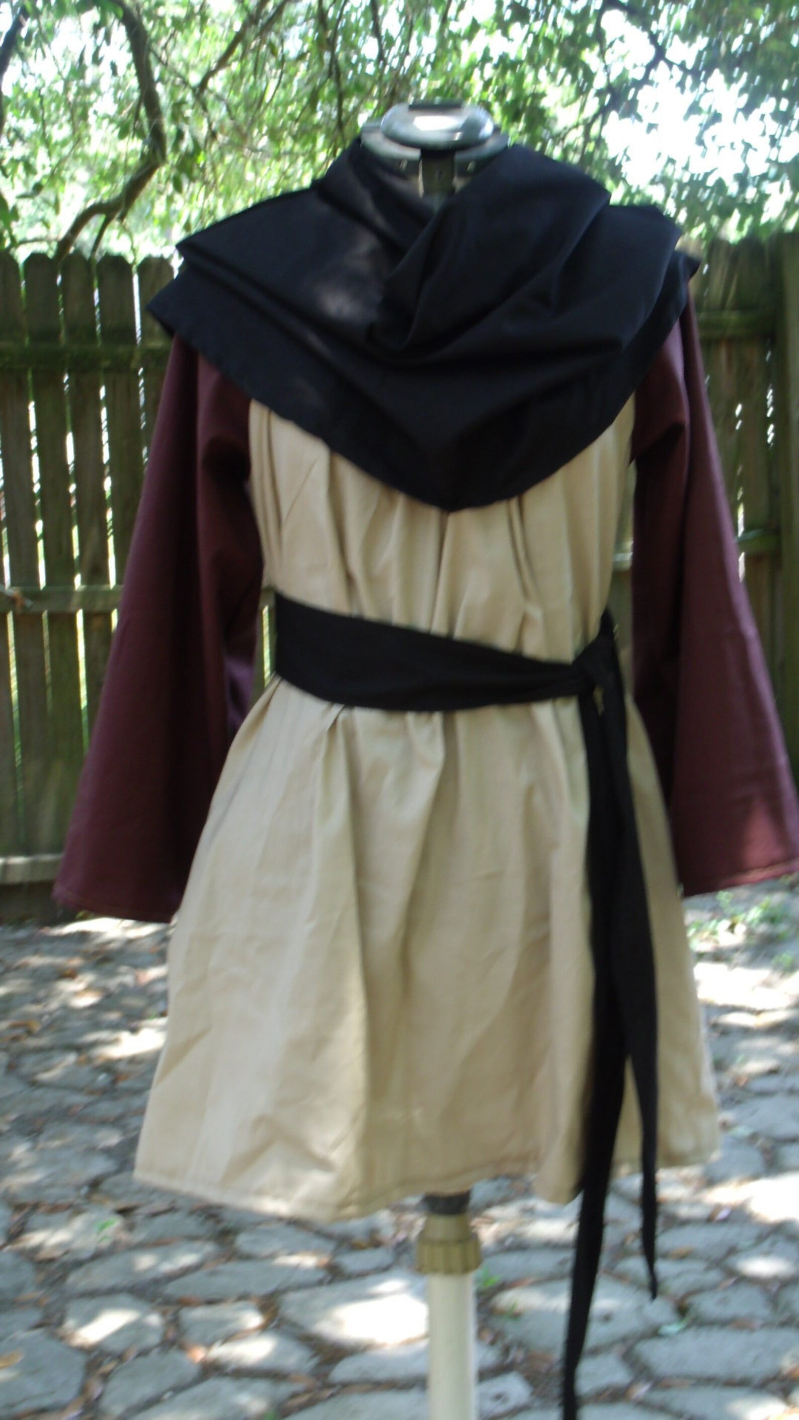 Renaissance Tunic LARP SCA Sm/md Tan With Brown - Etsy
