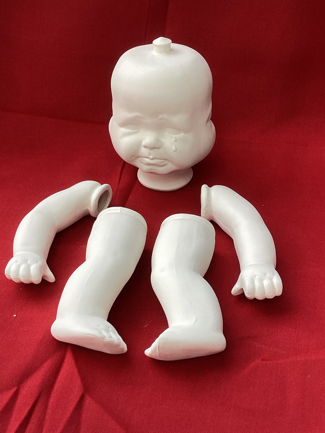 Three Faced Bisque Doll to Paint - Etsy