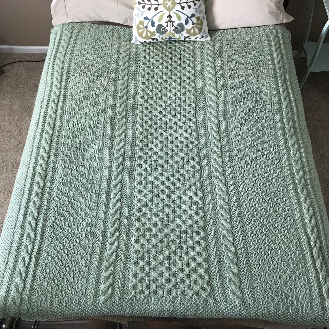 Emerald Blanket PATTERN - Etsy