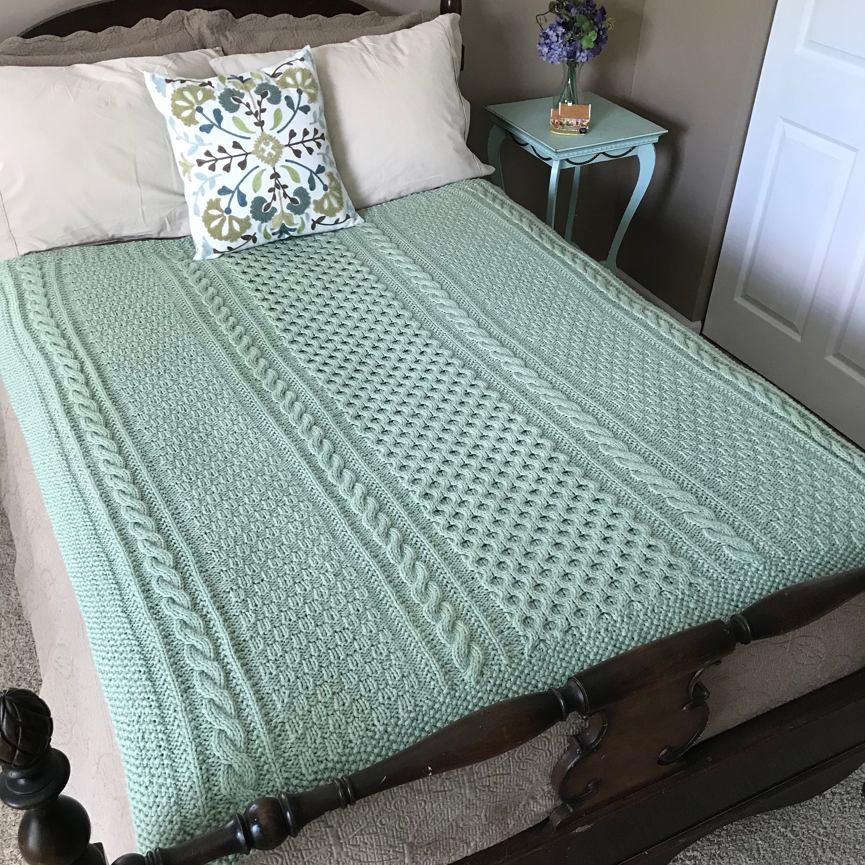 Emerald Blanket PATTERN | Etsy
