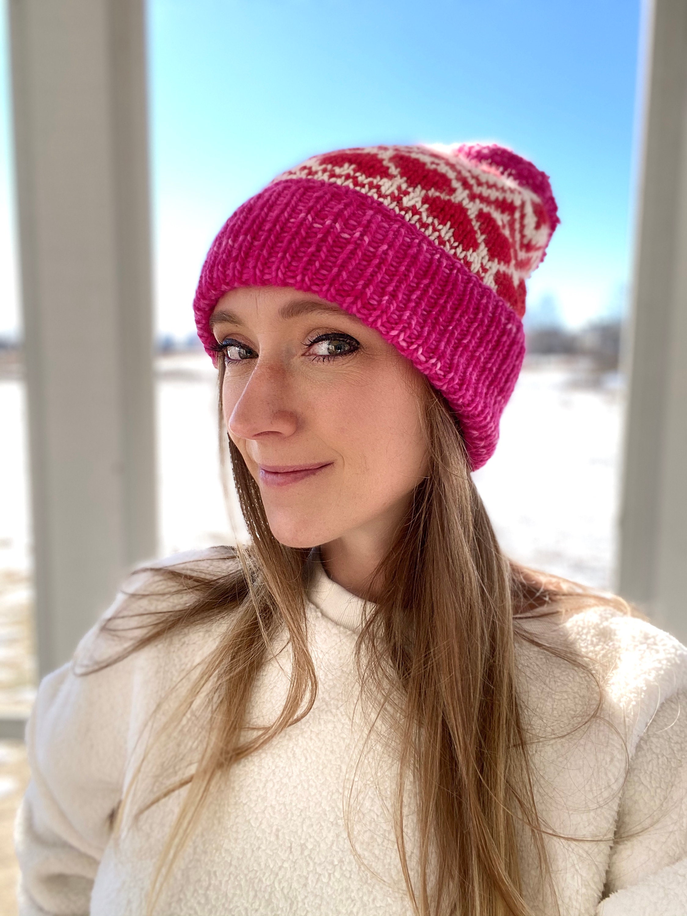 Love You Always Beanie KNITTING PATTERN - Etsy