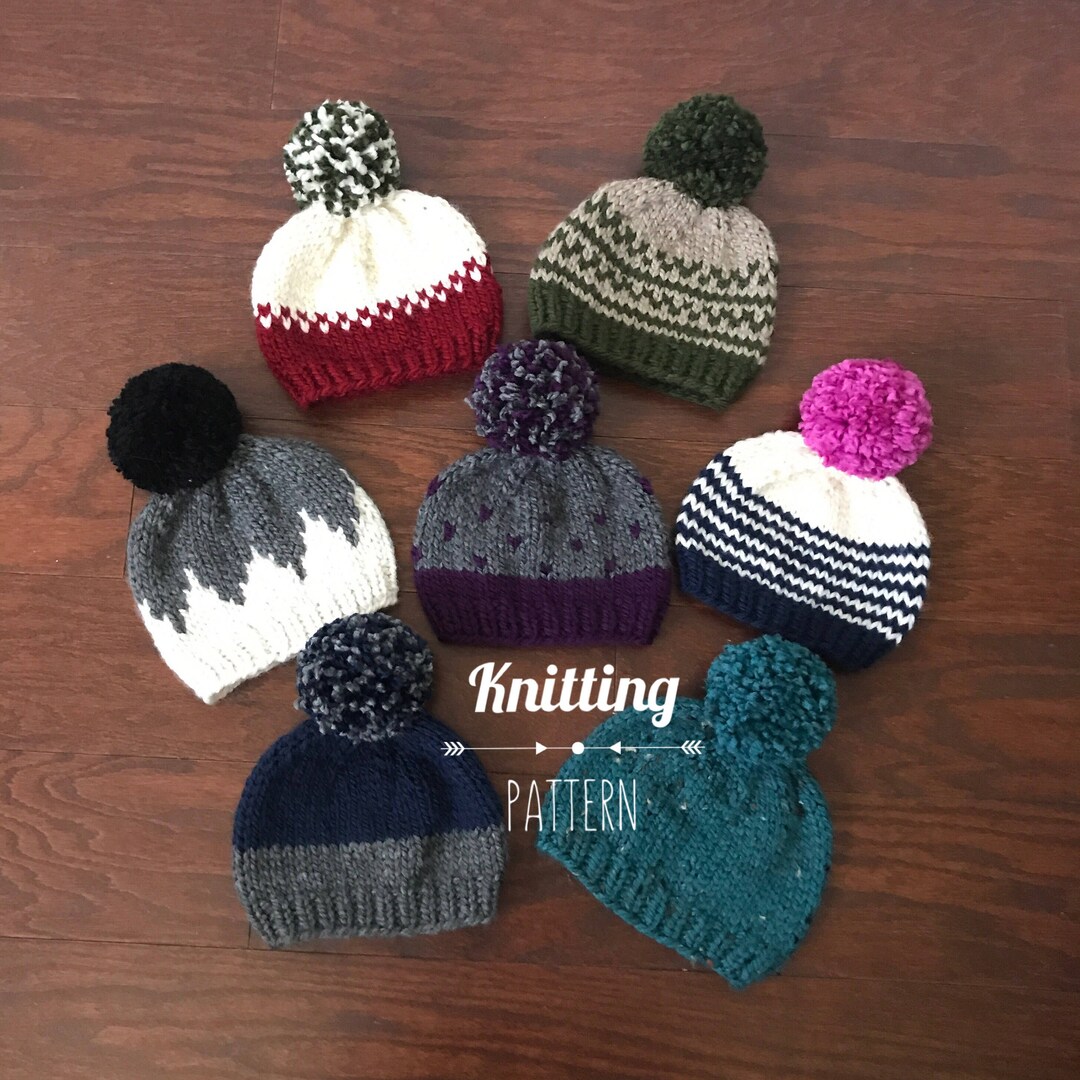 Choose Your Own Adventure Hat PATTERN (4 Sizes, 7 Designs) - Etsy