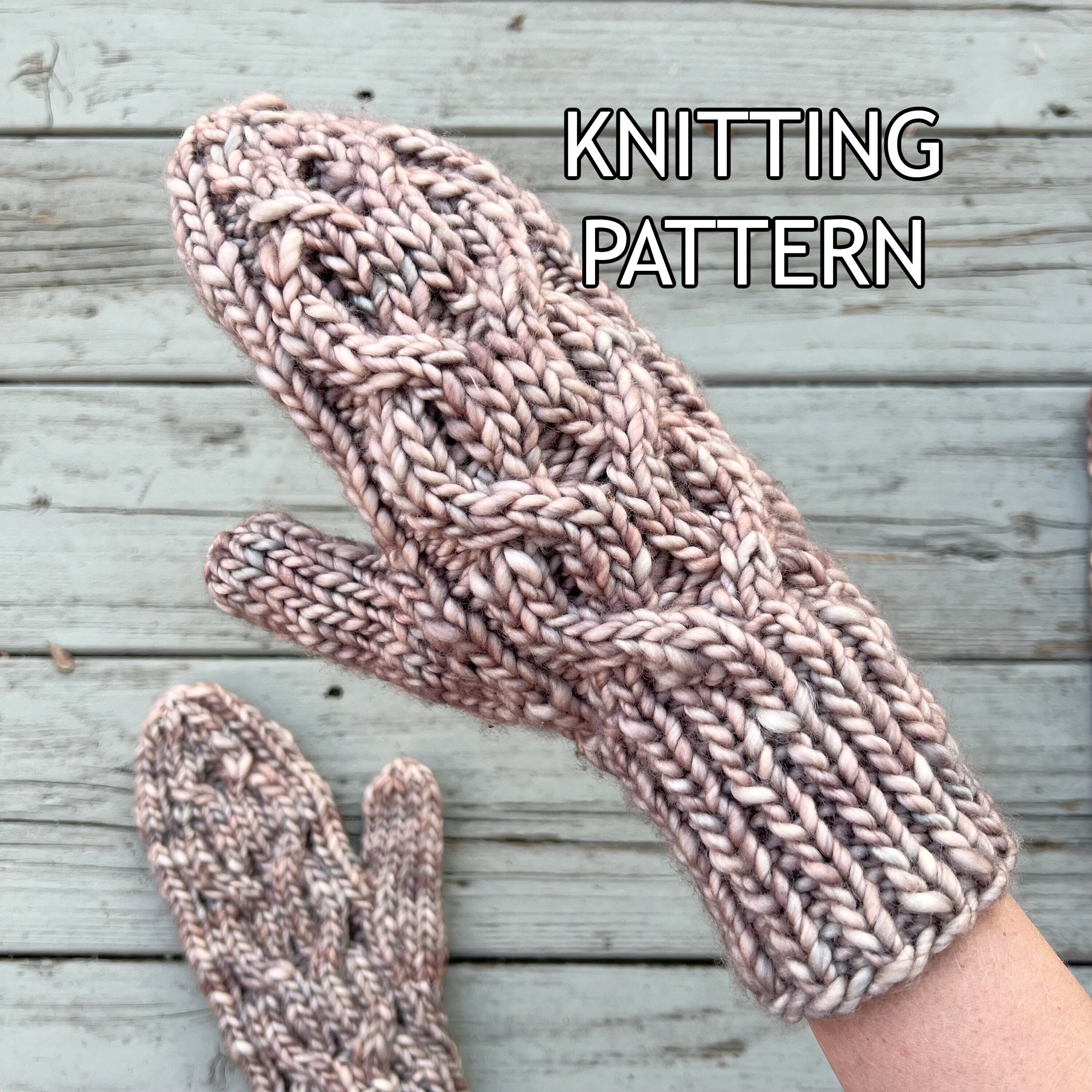 Wintergreen Mittens KNITTING PATTERN - Etsy