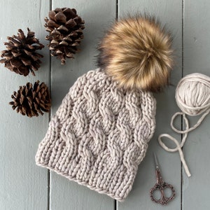 Big Waves Beanie KNITTING PATTERN - Etsy