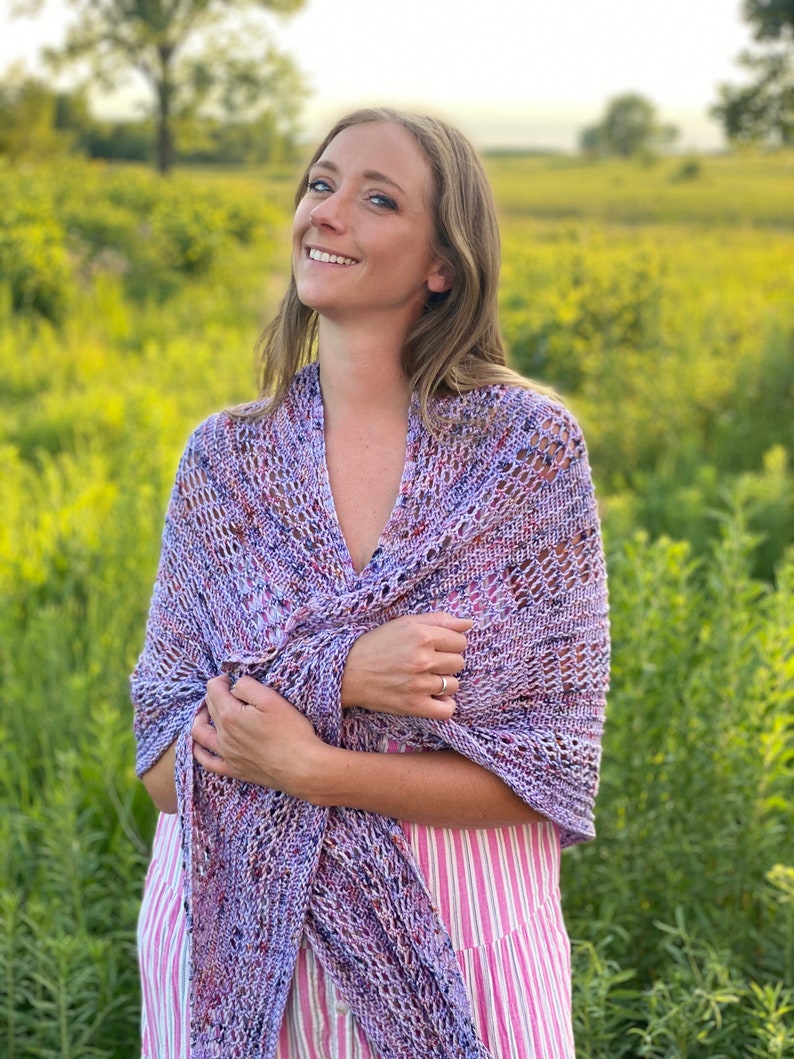 Countryside Shawl KNITTING PATTERN - Etsy