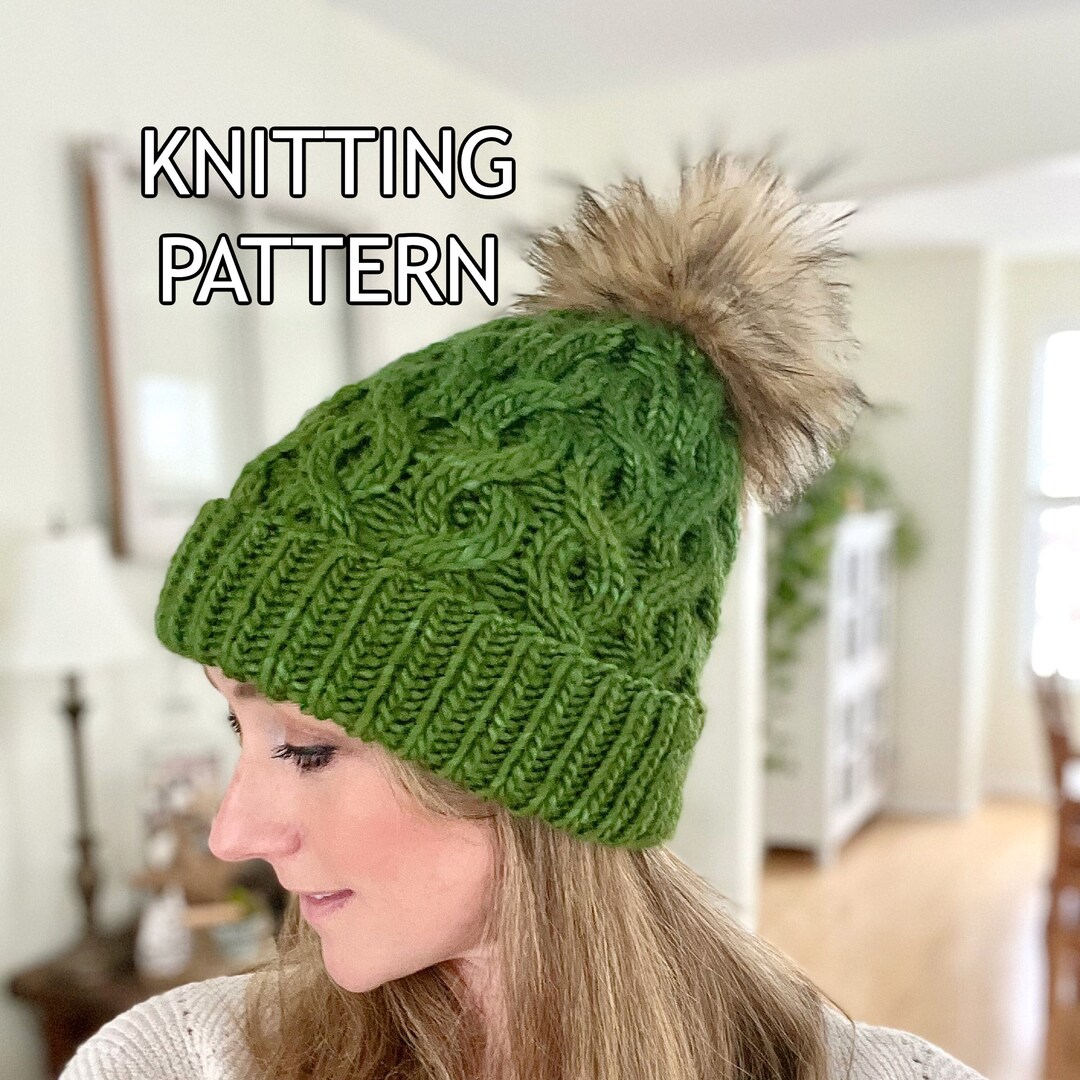 Wintergreen Beanie KNITTING PATTERN - Etsy