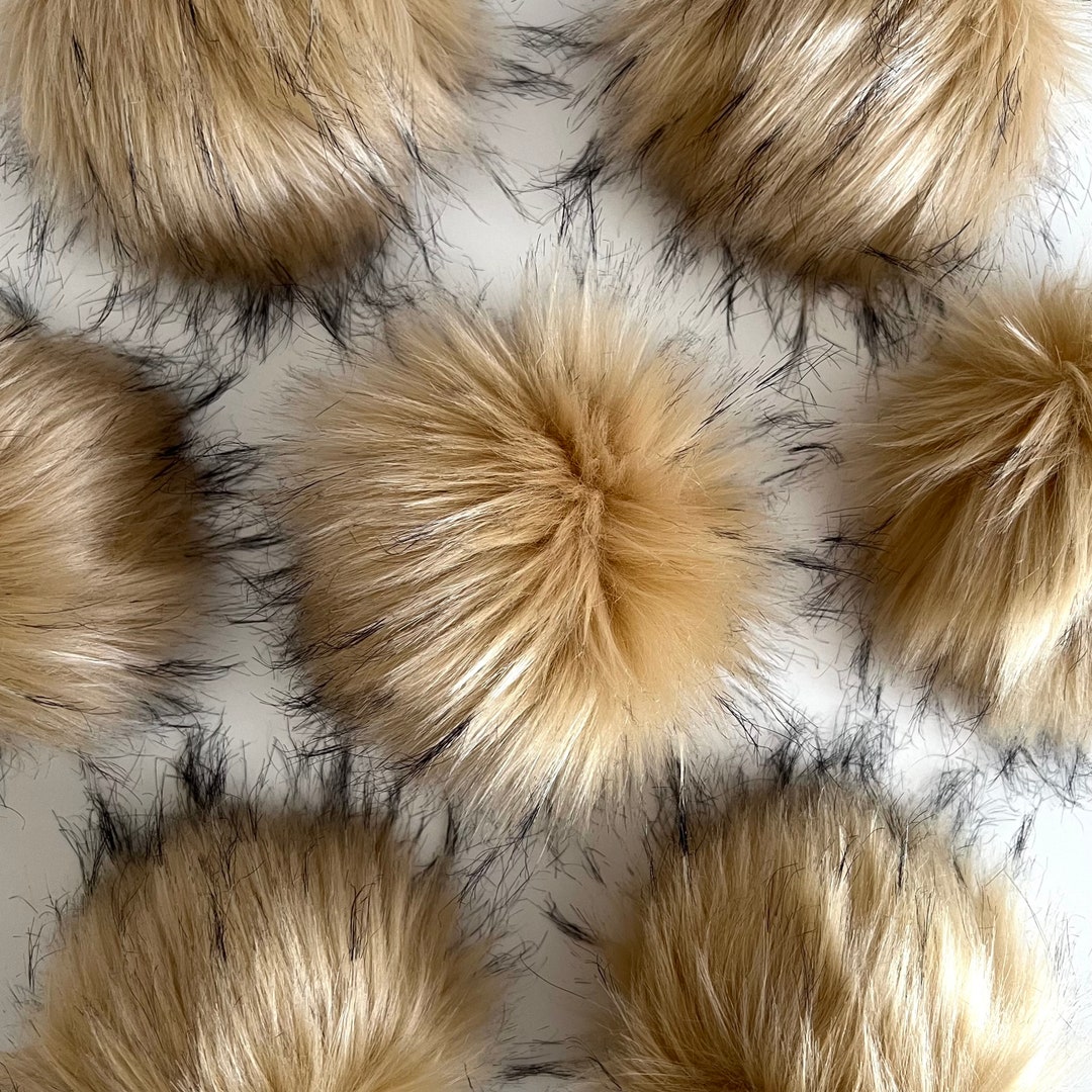 DAISY Luxury Large Faux Fur Pom Pom, Ready to Ship - Etsy