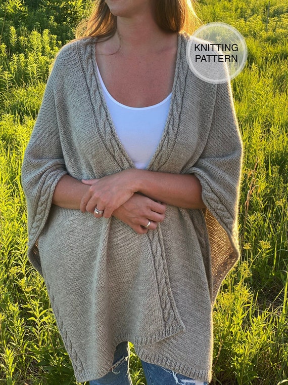 River Trail Wrap KNITTING PATTERN - Etsy