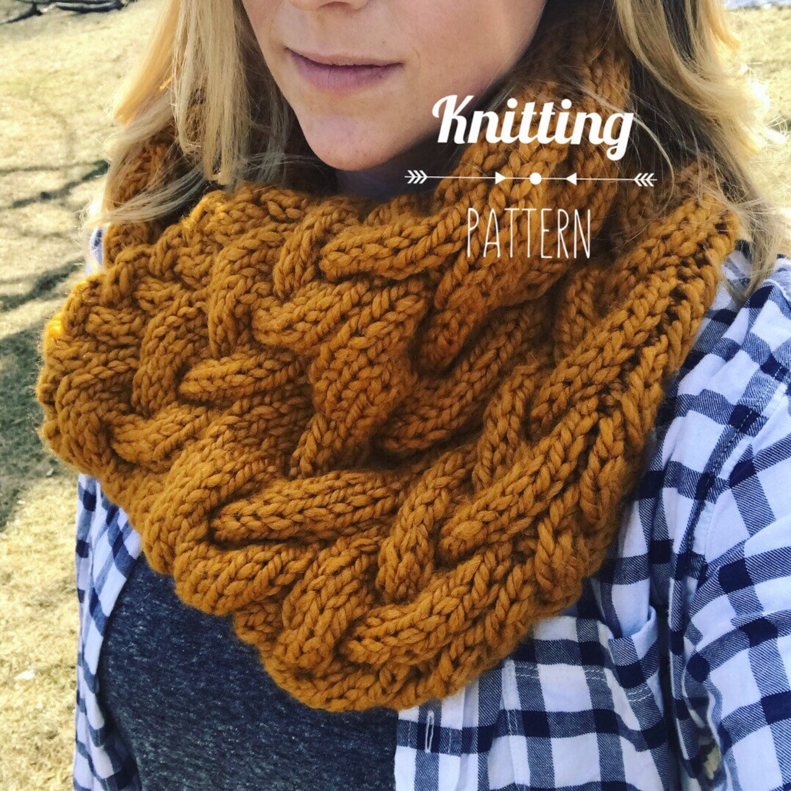 Braid Fade Cowl PATTERN - Etsy