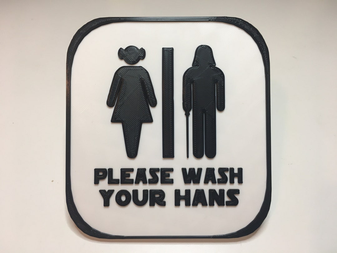 Star Wars Bathroom Sign - Etsy