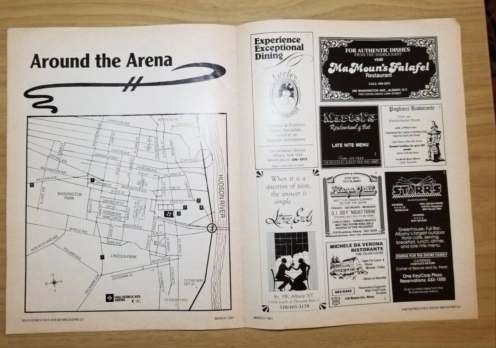Grateful Dead Knickerbocker Arena Magazine March 1991 Vintage Disney on ...