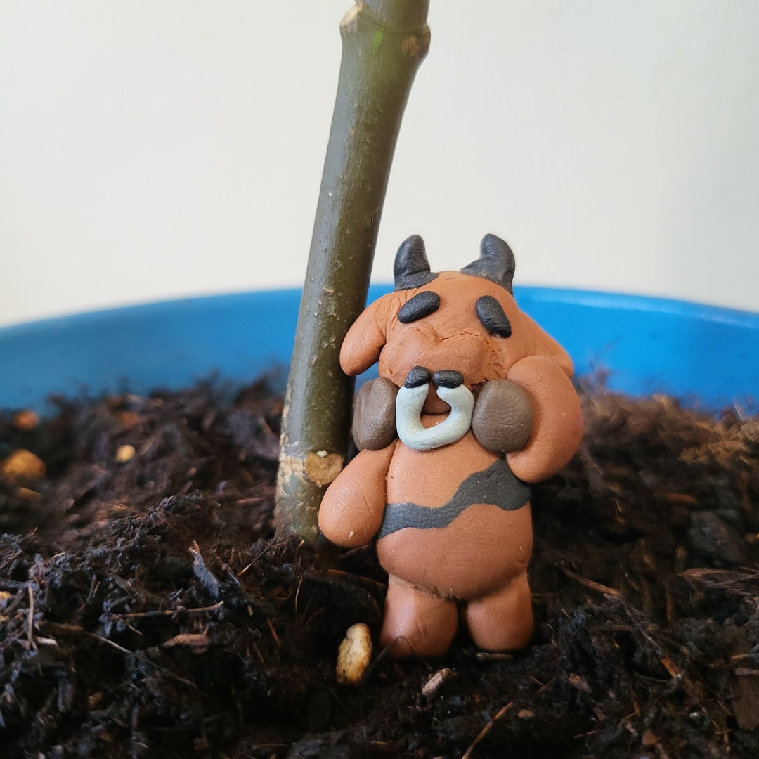 Cute Clay Kawaii Minotaur - Etsy