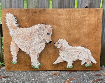 Puppies String Art | Etsy