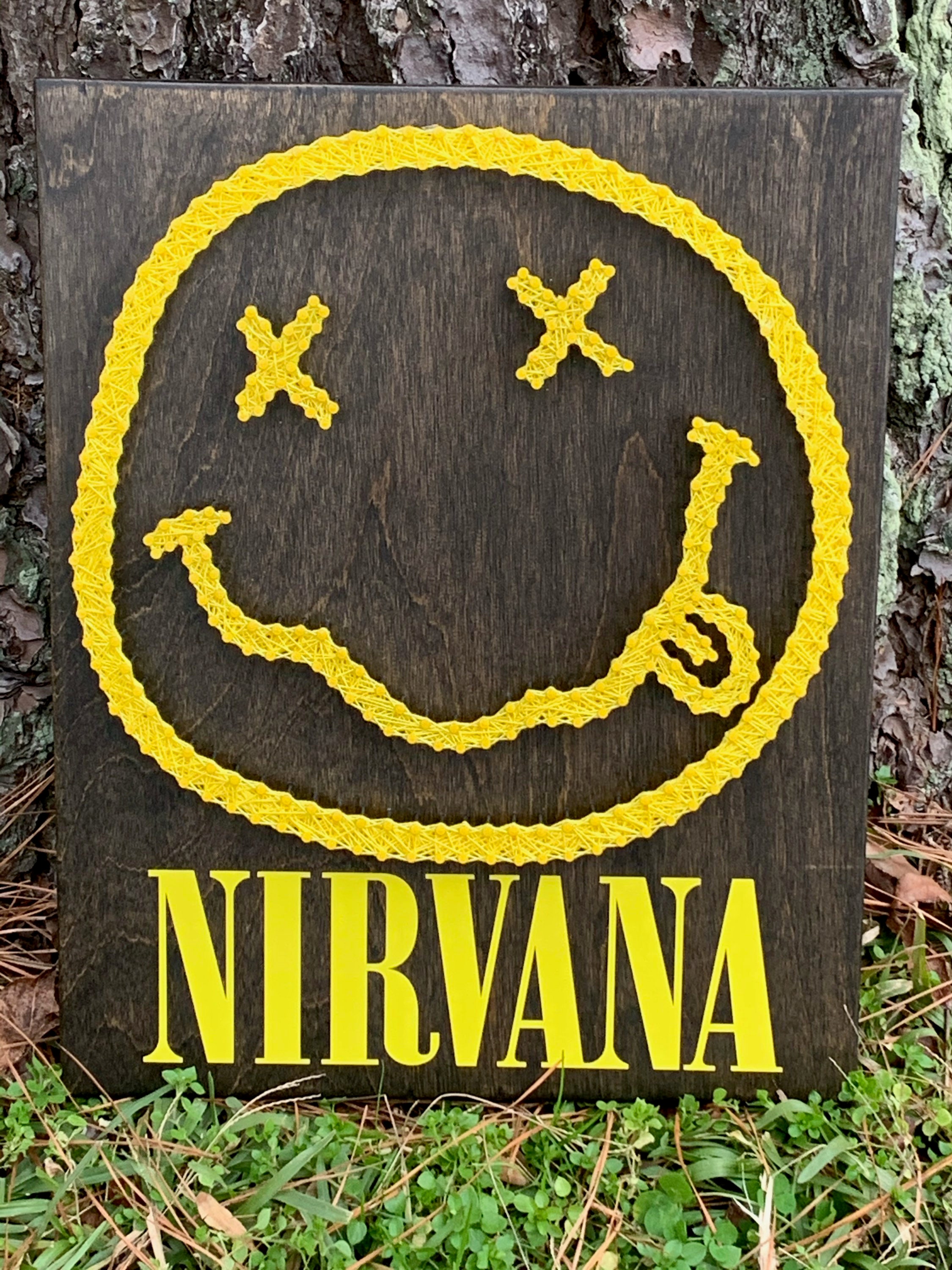 Grunge Band Smiley Face String Art Wall Art Wall Decor Fan Art - Etsy ...