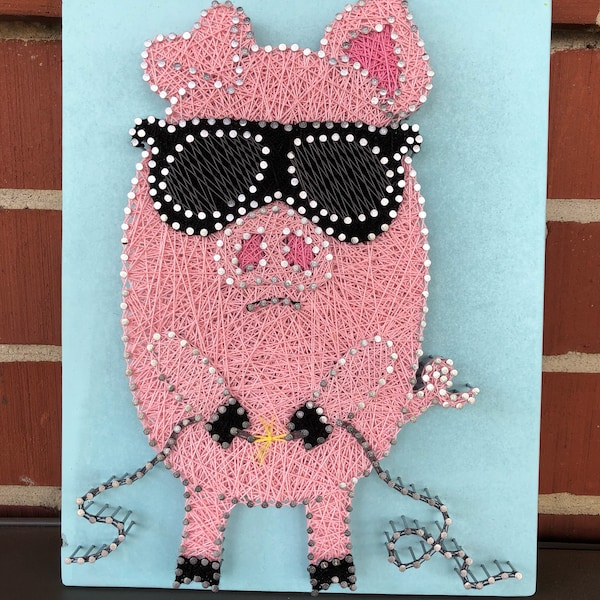 Pig String Art - Etsy