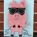 Pig in Shades String Art - Etsy