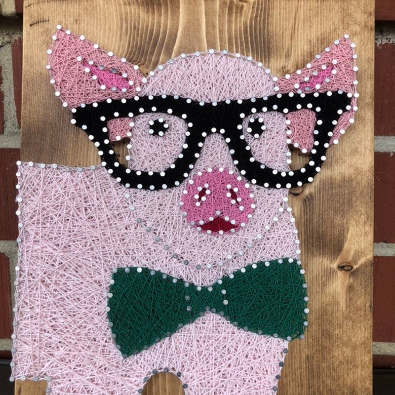 Pig String Art - Etsy