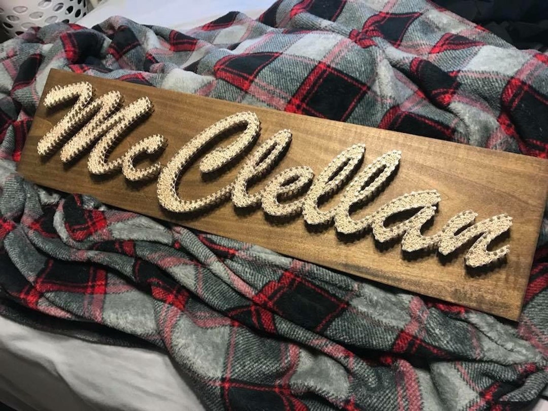 Name String Art - Etsy