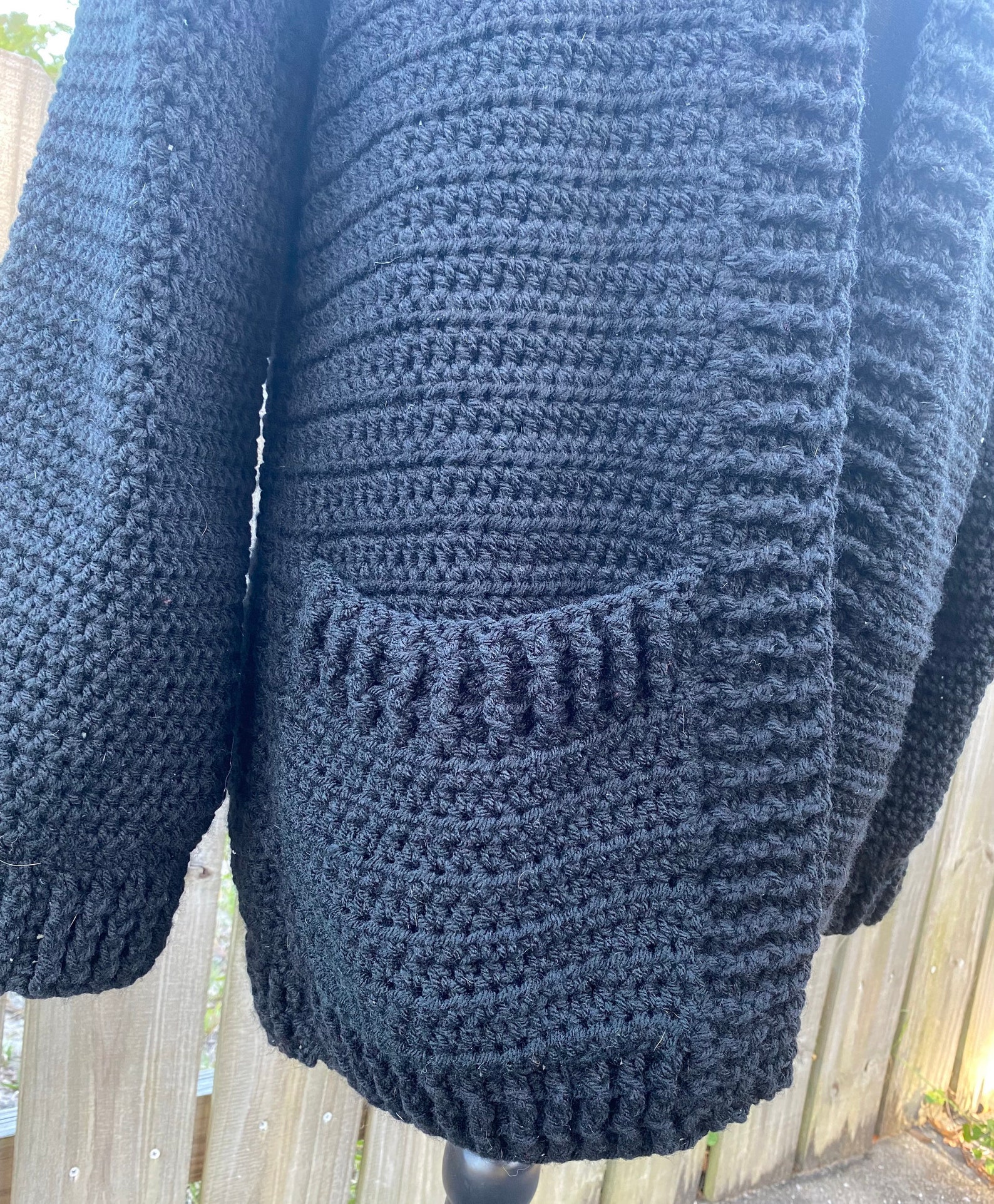 Crochet Skull Cardigan Handmade Unisex Finished Sweater With | Etsy