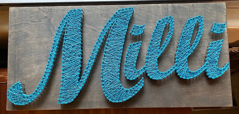 Name String Art | Etsy