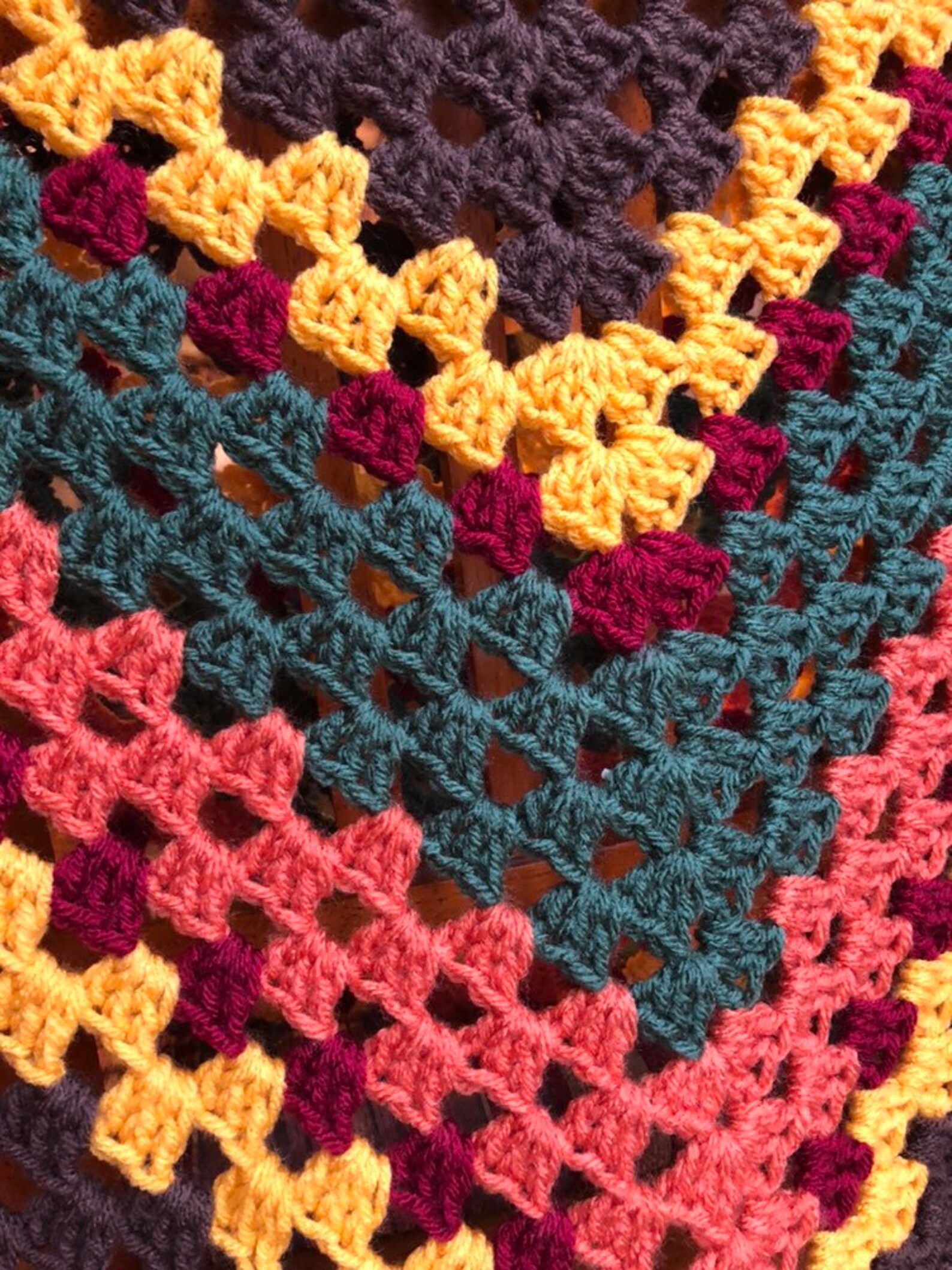 Colors of Autumn Poncho - Etsy